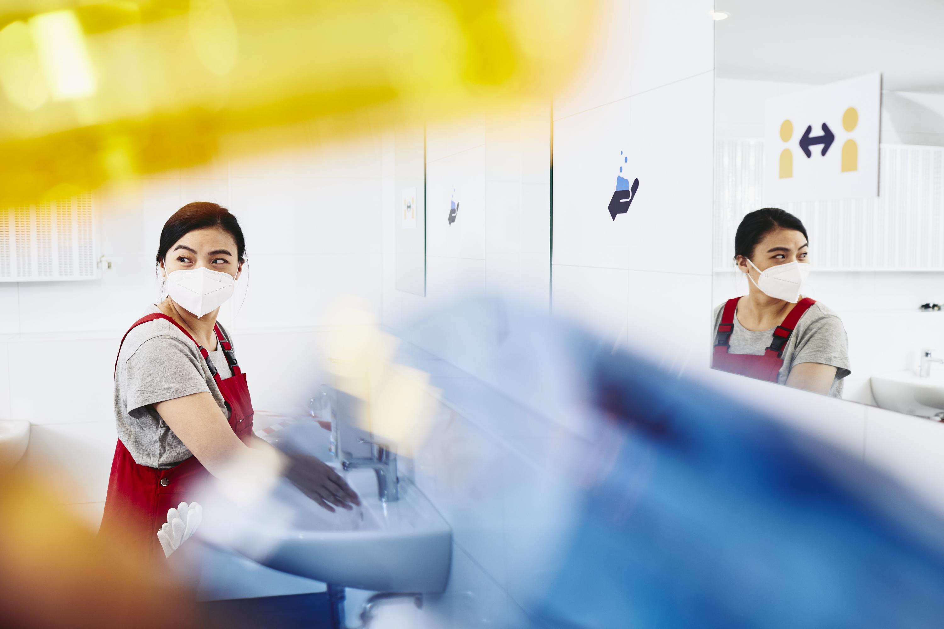 Working as a cleaner